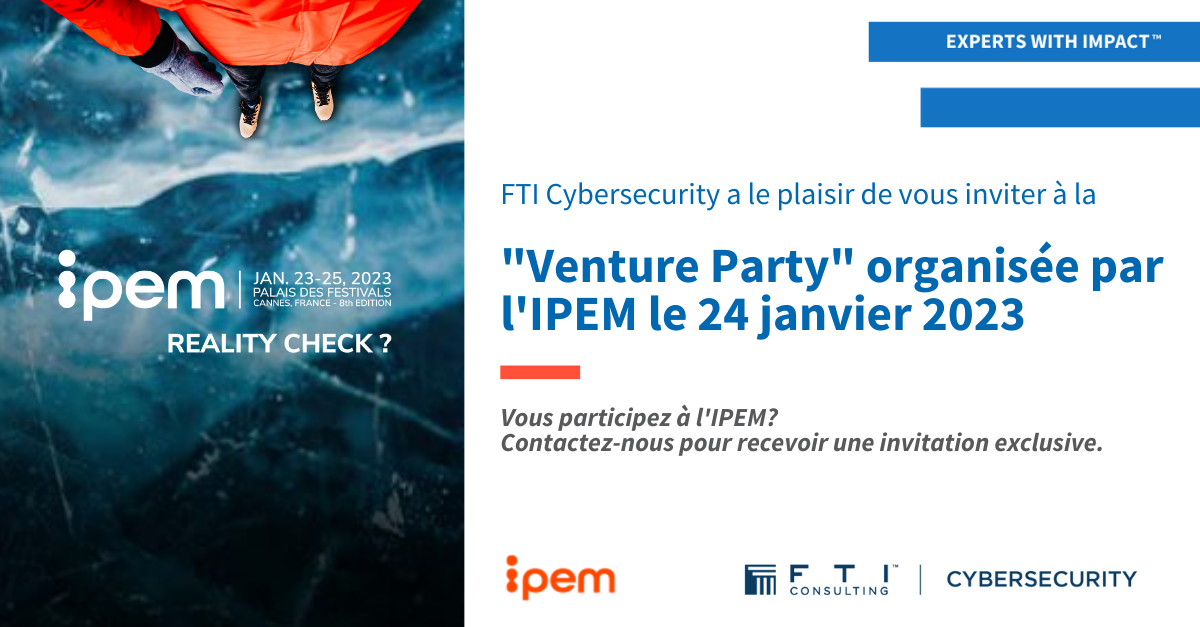 IPEM 2023 – French Social tile 2 – FTI Cybersecurity